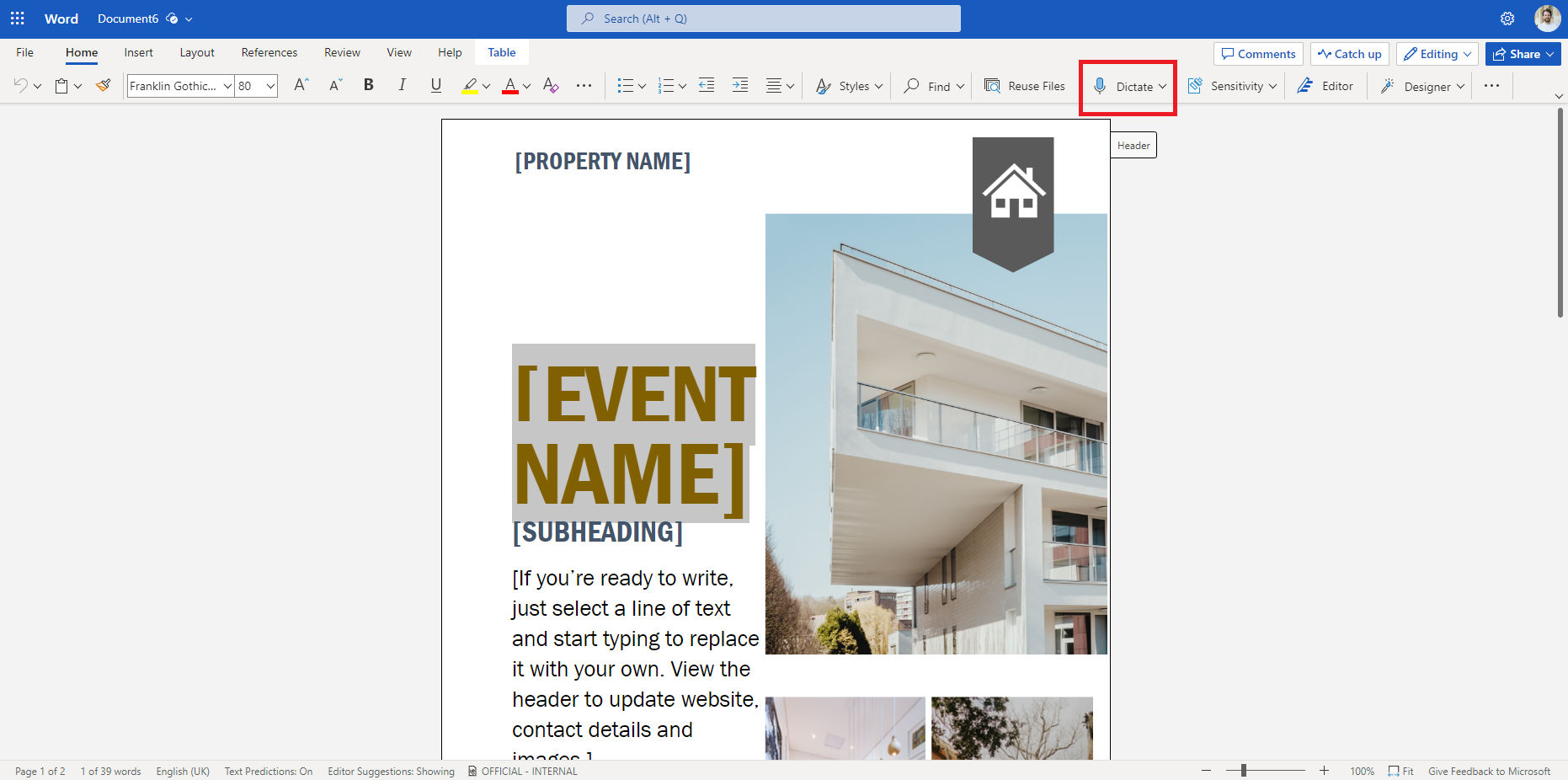 Dictation and transcription using Microsoft 365 - Systems Training Hub - University of Queensland